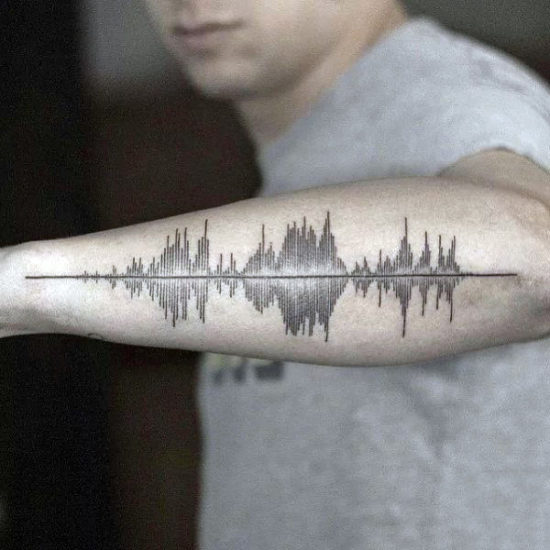 Soundwave tattoos: They're actually pretty cool. Listen. (Yes, listen ...