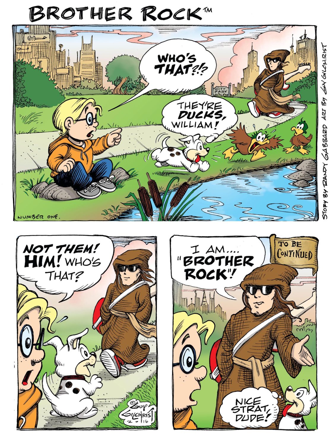 Here's the latest instalment of the music-based comic strip, Brother ...