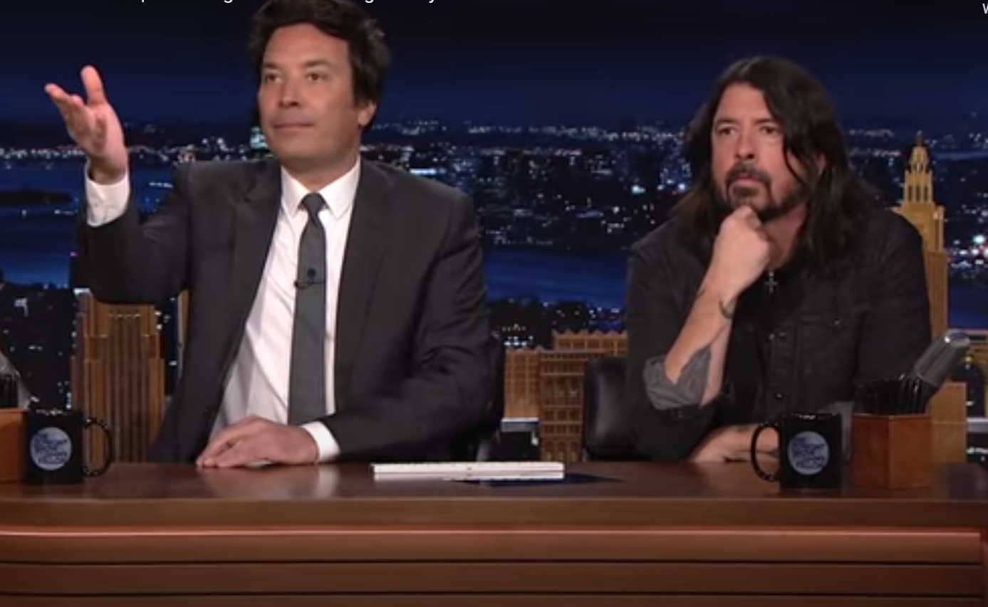Dave Grohl co-hosted The Tonight Show last night. He might have a ...
