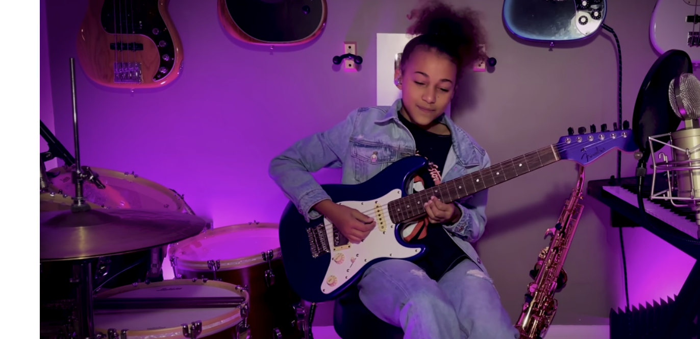 The adorable Nandi Bushell pays tribute to Charlie Watts | Alan Cross