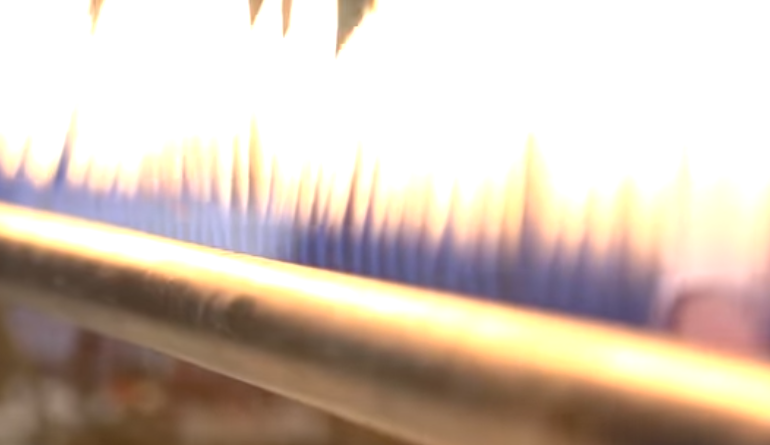 This is fun/dangerous: A musical fire table. - Alan Cross