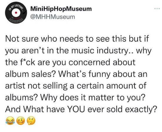 Interesting: I was quoted by Talib Kweli on Instagram | Alan Cross