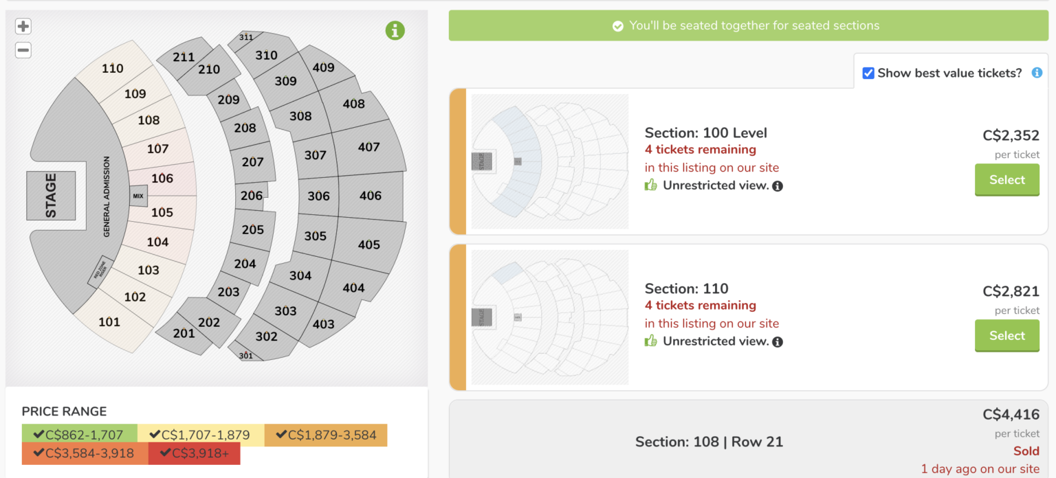 Shocking. Tickets for U2's Sphere shows in Las Vegas are expensive