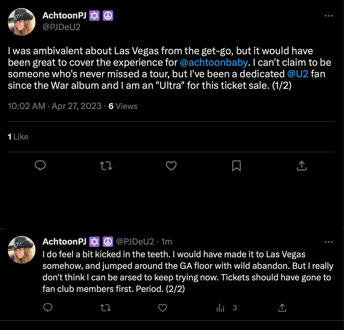 Ticket sales for U2's MSG Sphere gig aren't going well. There are ...