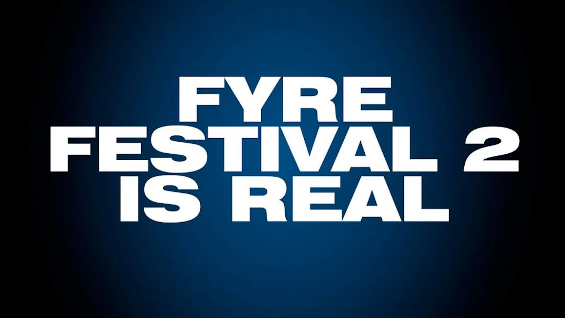 We have our first performer for FYRE II and, uh, well... | Alan Cross