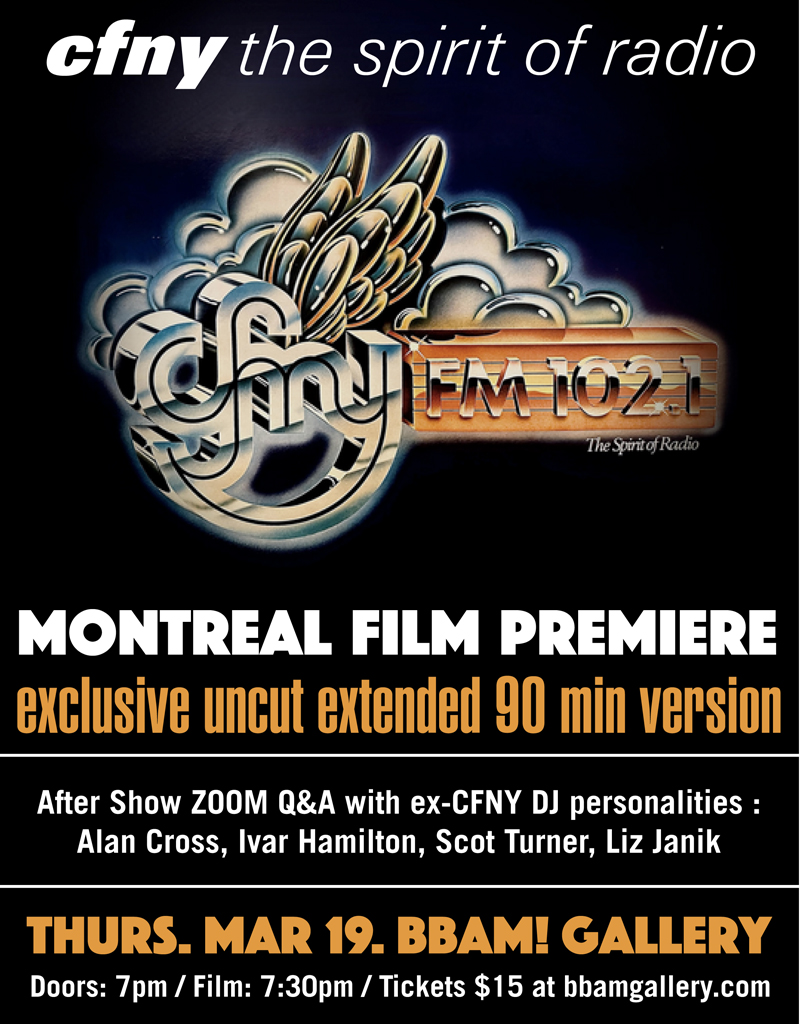CFNY: The Spirit of Radio doc screening set for Montreal | Alan Cross