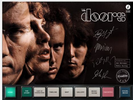 A New iPad App Featuring The Doors Designed by an 81 Year-Old Record ...