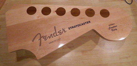 Gift Idea: Fender Strat Coffee Table | Alan Cross