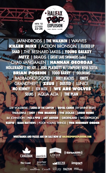 Halifax Pop Explosion Confirms This Year's Headliners | Alan Cross