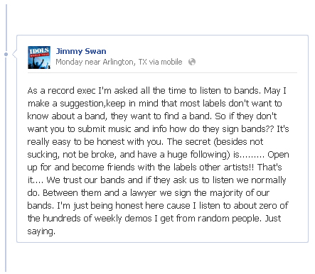 How to Get the Attention of a Record Label Executive | Alan Cross